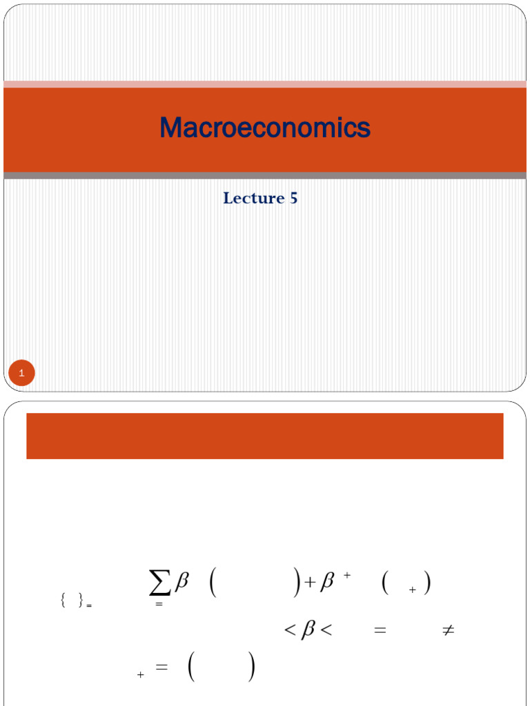 Macro_2017_5 | PDF | Mathematical And Quantitative Methods (Economics ...