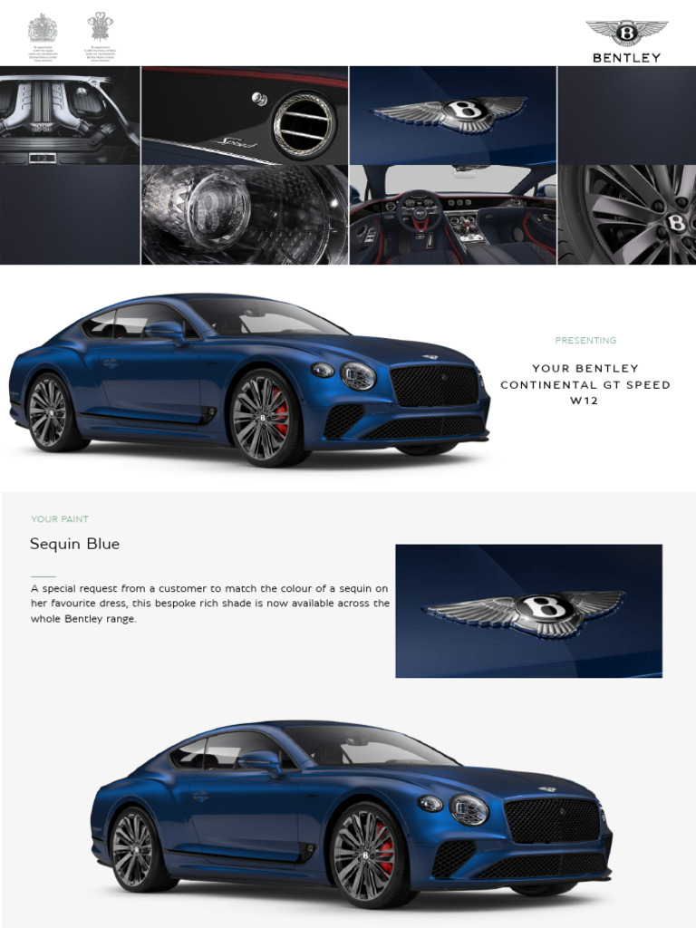 Bentley Brochure | PDF | Vehicle Technology | Car
