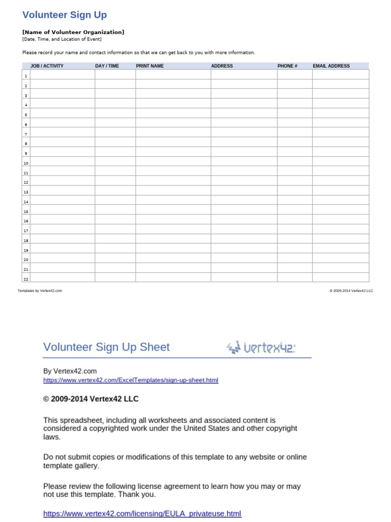 volunteer-sign-up-sheet | PDF