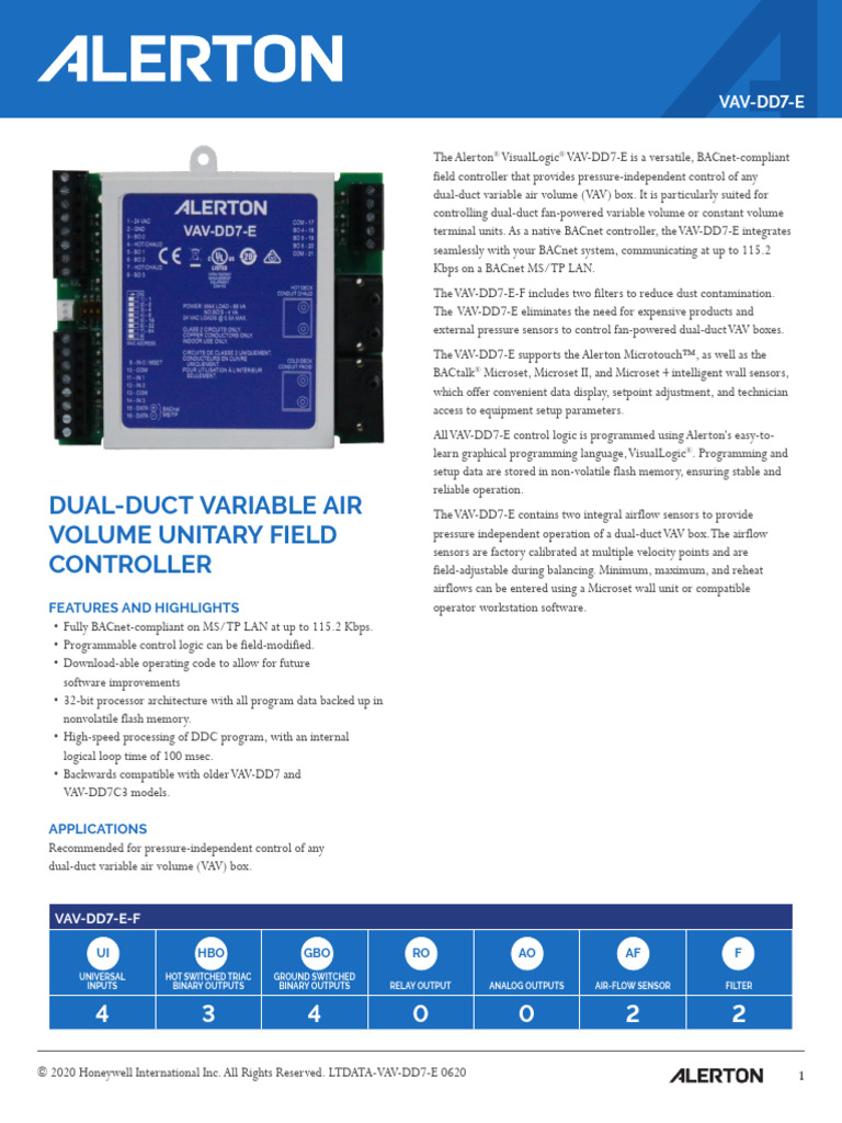 hbt-bms-VAV-DD7-E-datasheet | PDF | Electrical Engineering | Computer ...