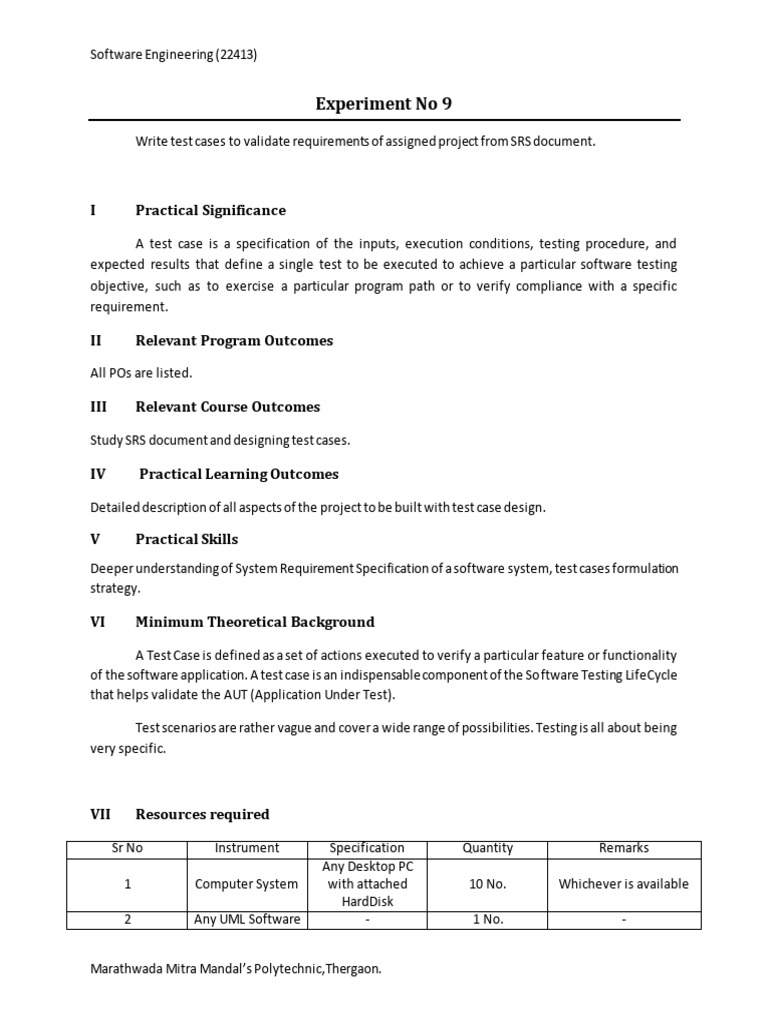 practical-no-9- | PDF | Software Testing | Specification (Technical ... practical-no-9- | PDF | Software Testing | Specification (Technical ...