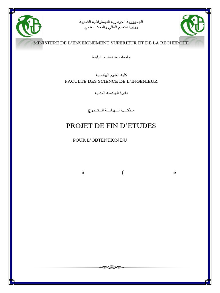 Memoire Final Pdf Beam Structure Building Engineering