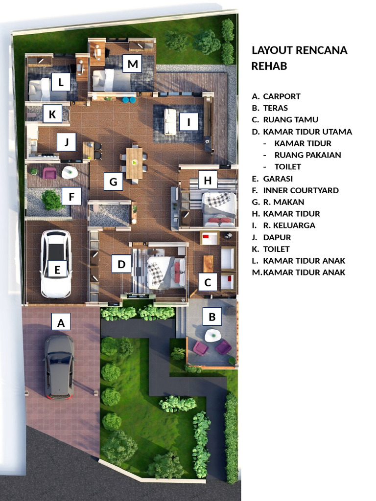 Layout Rencana Rehab | PDF