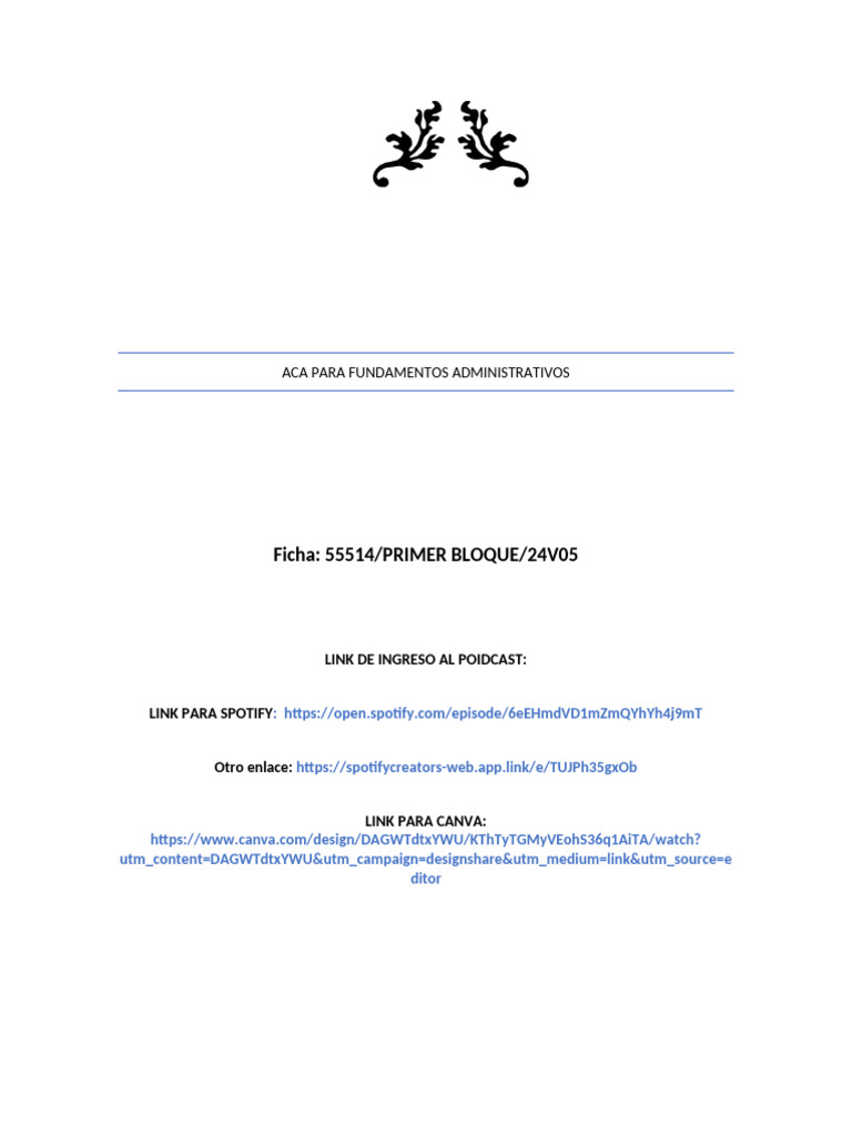 Explicacion Aca Admon | PDF | Business | Economias