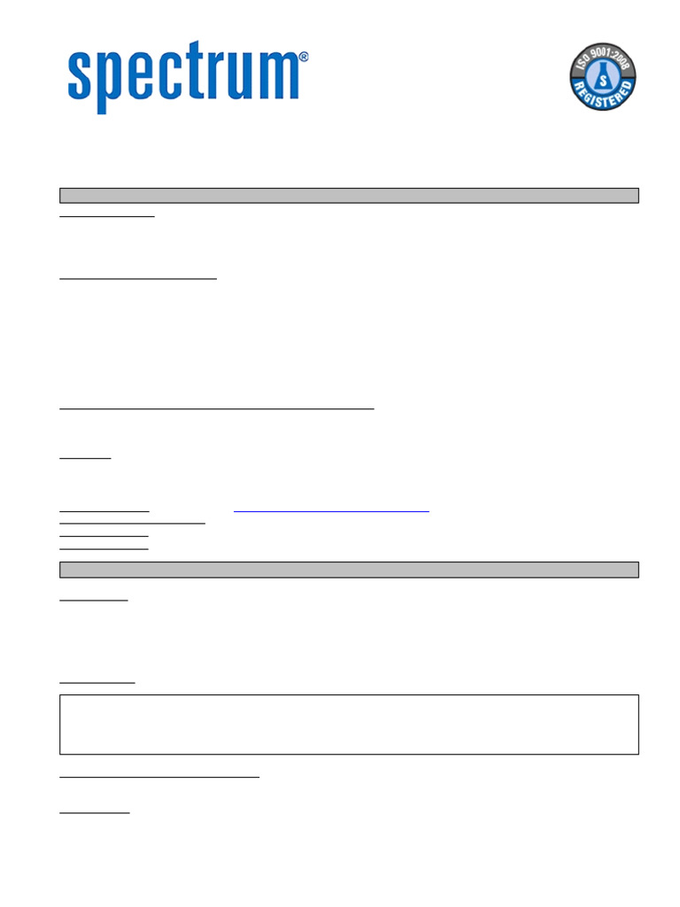 Terpin Hydrate Safety Data Sheet | PDF | Personal Protective Equipment ...