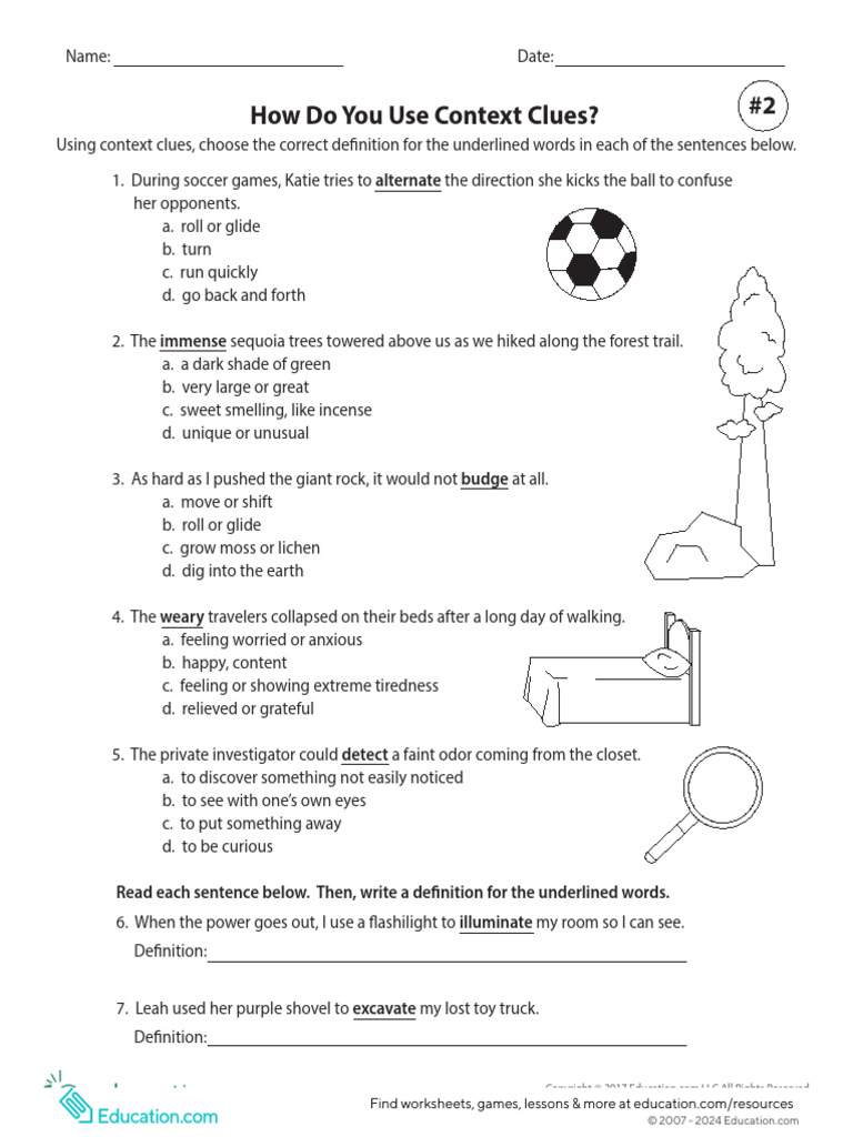 How Do You Use Context Clues 2 | PDF