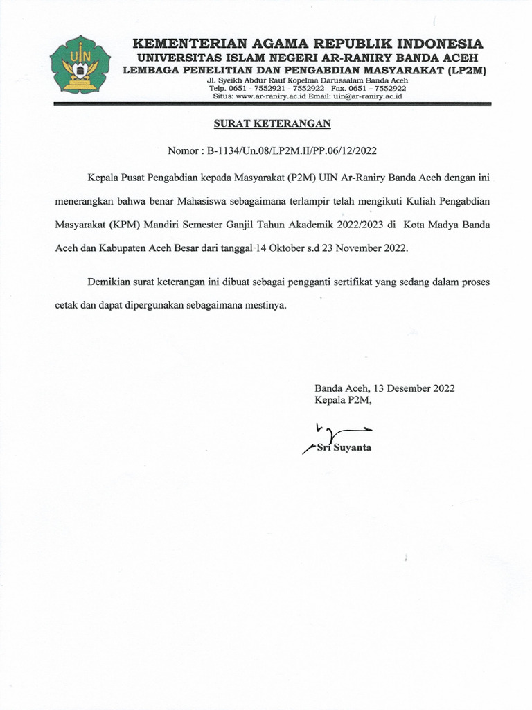 NILAI KPM MANDIRI SEMESTER GANJIL 2022-2023 | PDF