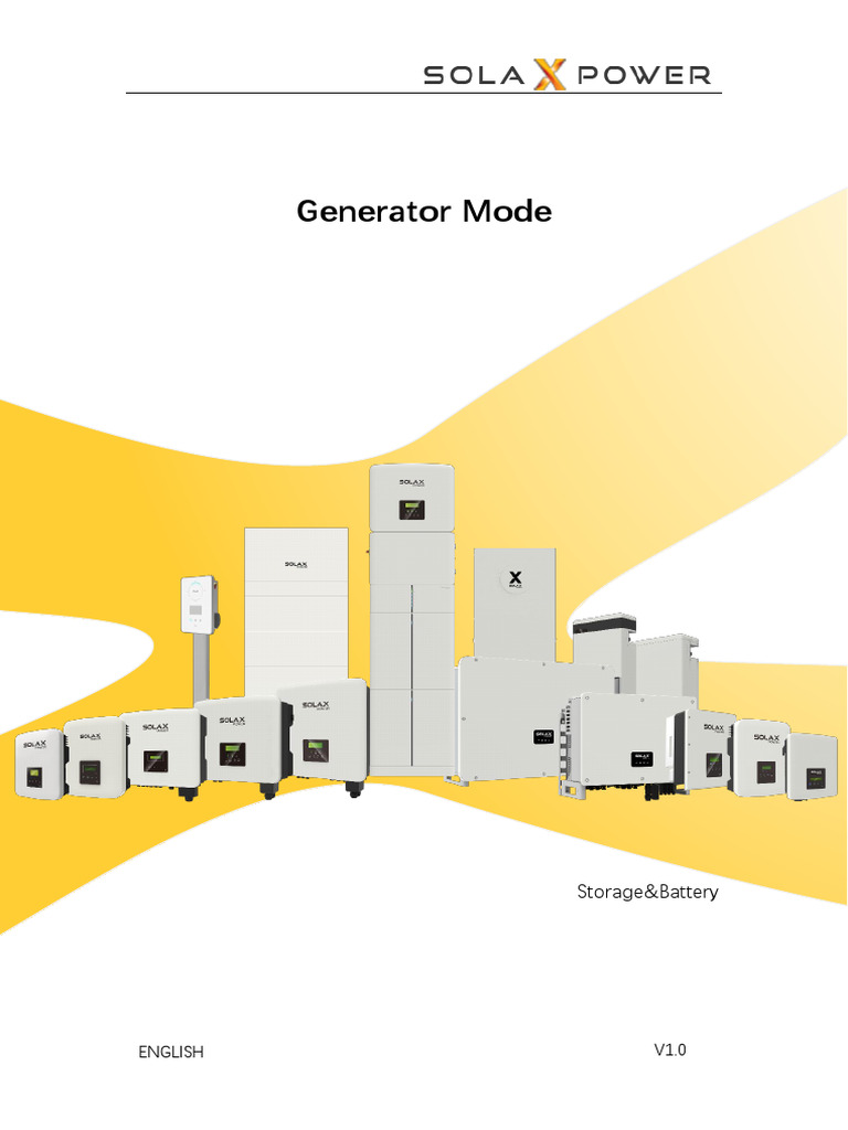 Generator Mode | PDF | Electric Generator | Off The Grid