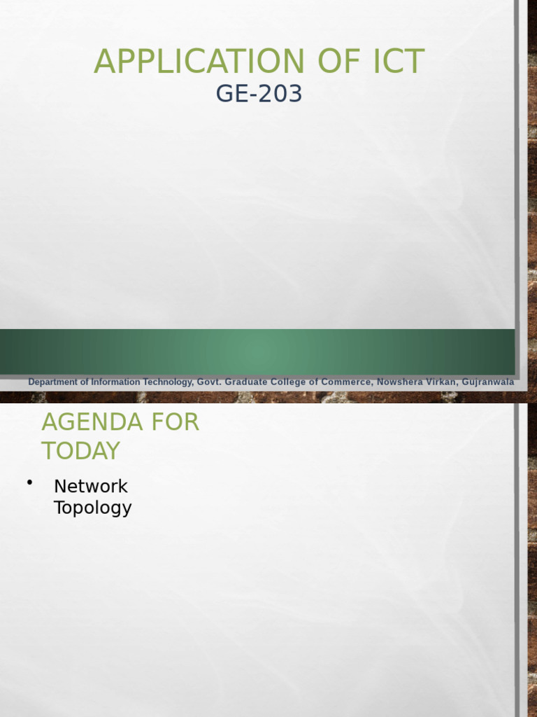 ICT6 Network Topologies | PDF | Network Topology | Computer Network