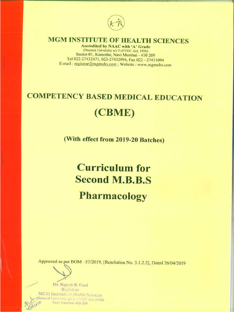 Pharmacology_(CBME) | PDF | Pharmacology | Pharmacy