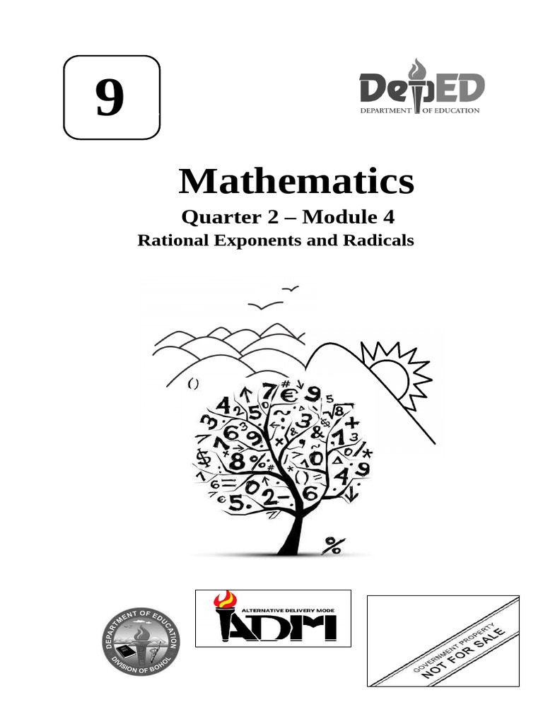Math 9 Rational Exponents and Radicals | PDF | Exponentiation ...