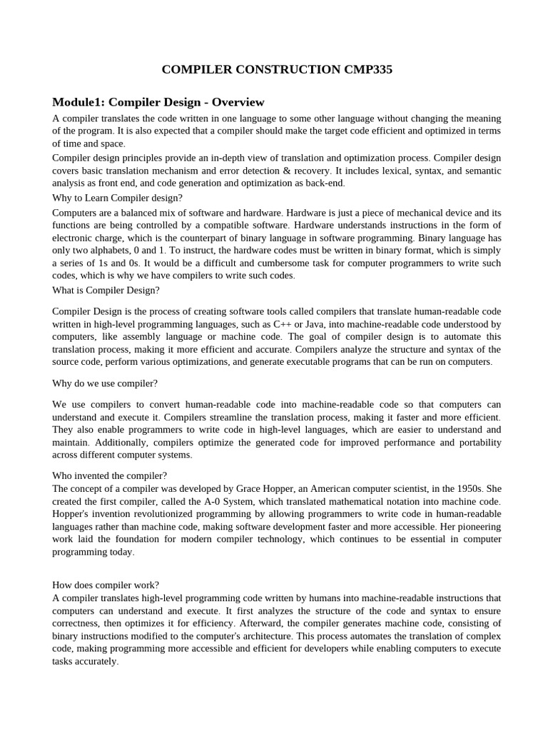 MODIFIED 2024_2025 | PDF | Parsing | Compiler