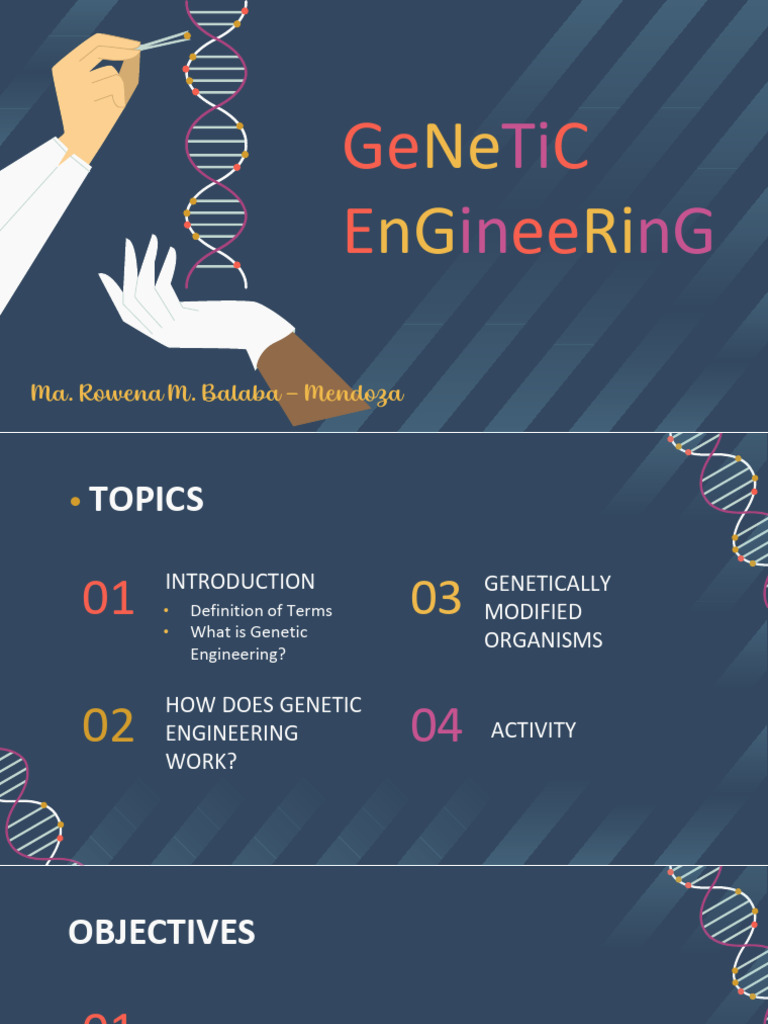 Understanding Genetic Engineering Basics | PDF | Genetics | Genetic ...