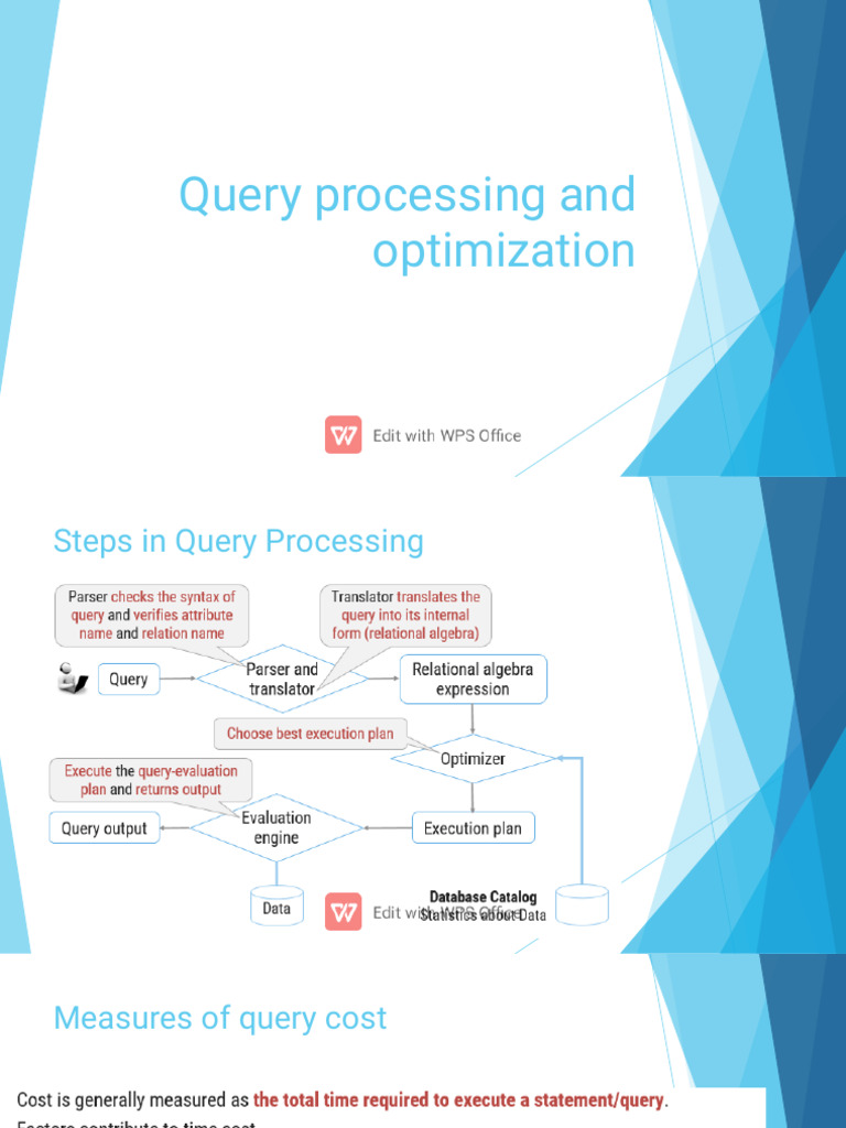 Query processing and optimization (1)-1 | PDF