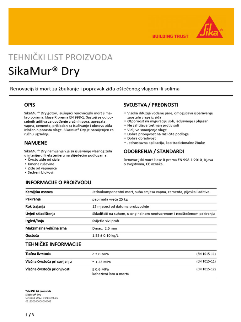 Sikamur Dry | PDF