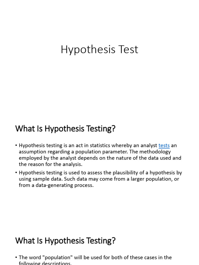 7 Steps in Hypothesis Testing Explained | PDF | Hypothesis | Null ...