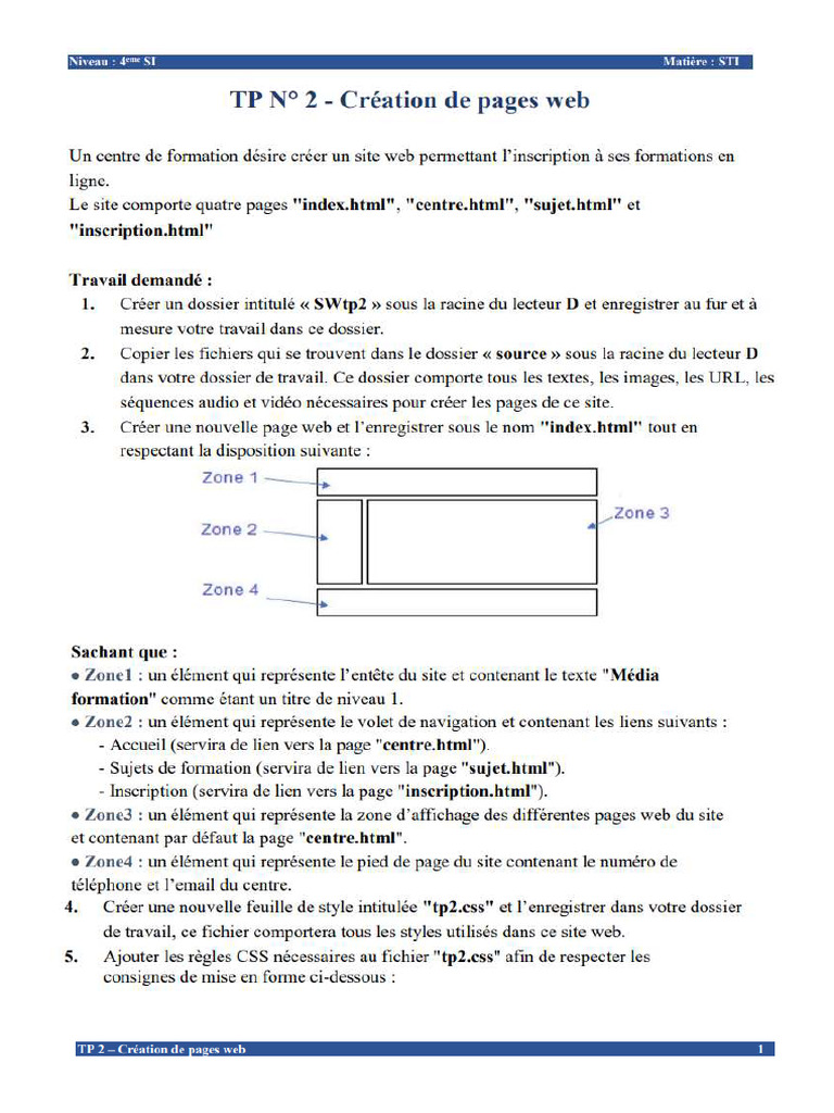 TP2-HTML&CSS | PDF