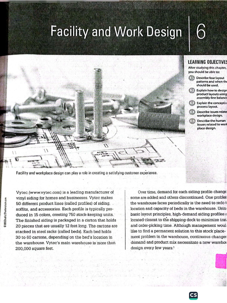 Facility and Work Design and Forecasting and Demand Planning | PDF