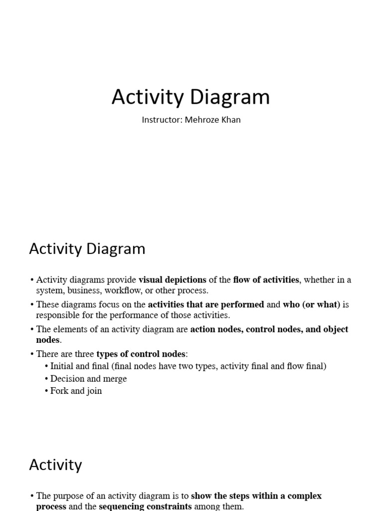 8-UML Modeling-Activity Diagram | PDF | Hydroponics | Unified Modeling ...