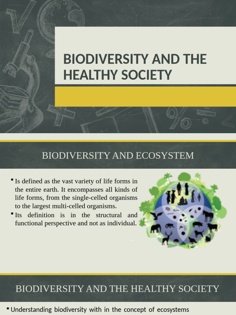 Biodiversity's Impact on Human Health | PDF | Ecosystem | Biodiversity