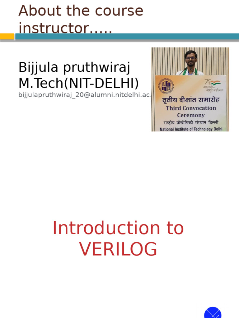 1 Introduction To Verilog | PDF