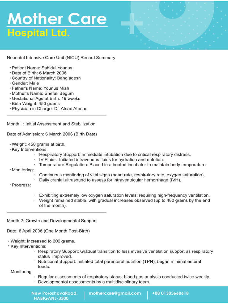 Neonatal Intensive Care Unit | PDF