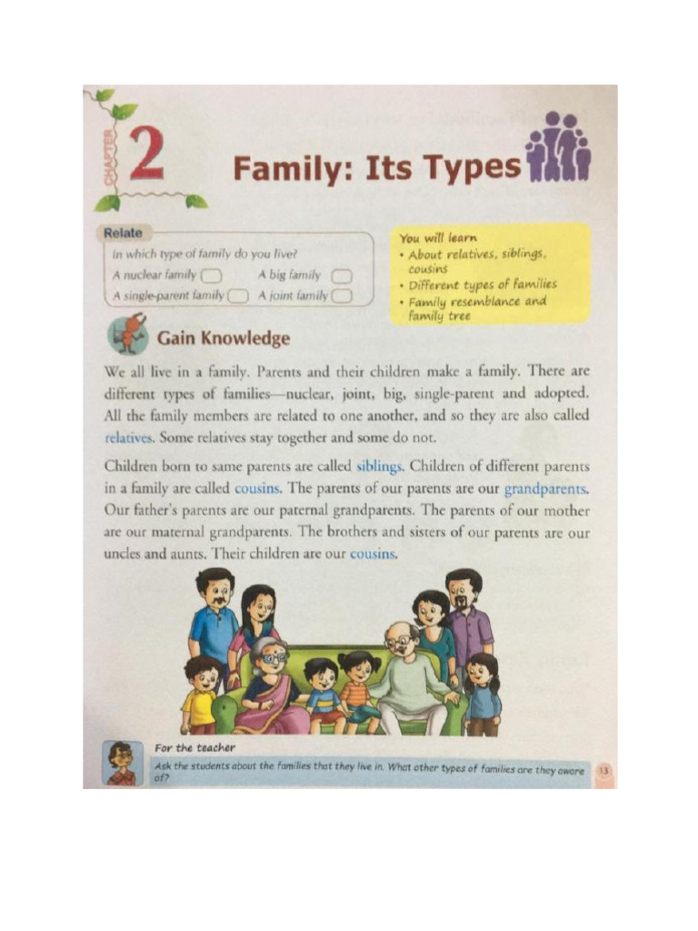Class III EVS Lesson Aaa | PDF
