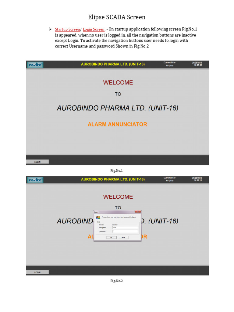 Chiller Project | PDF | Scada | Login