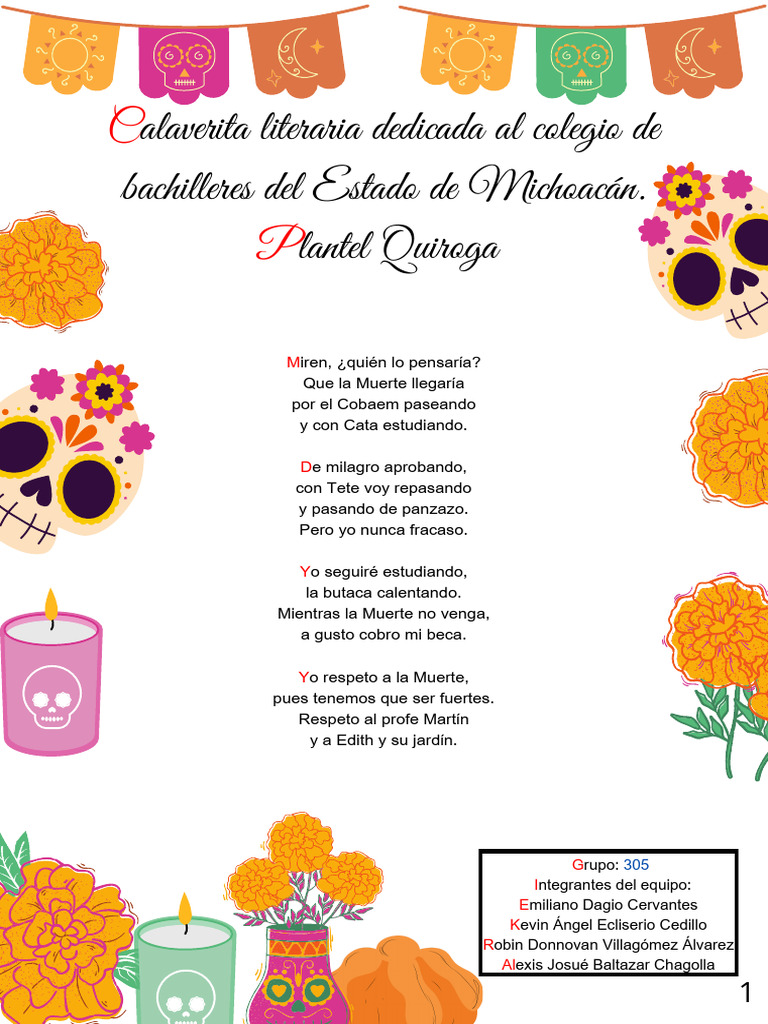 Calaverita literaria | PDF