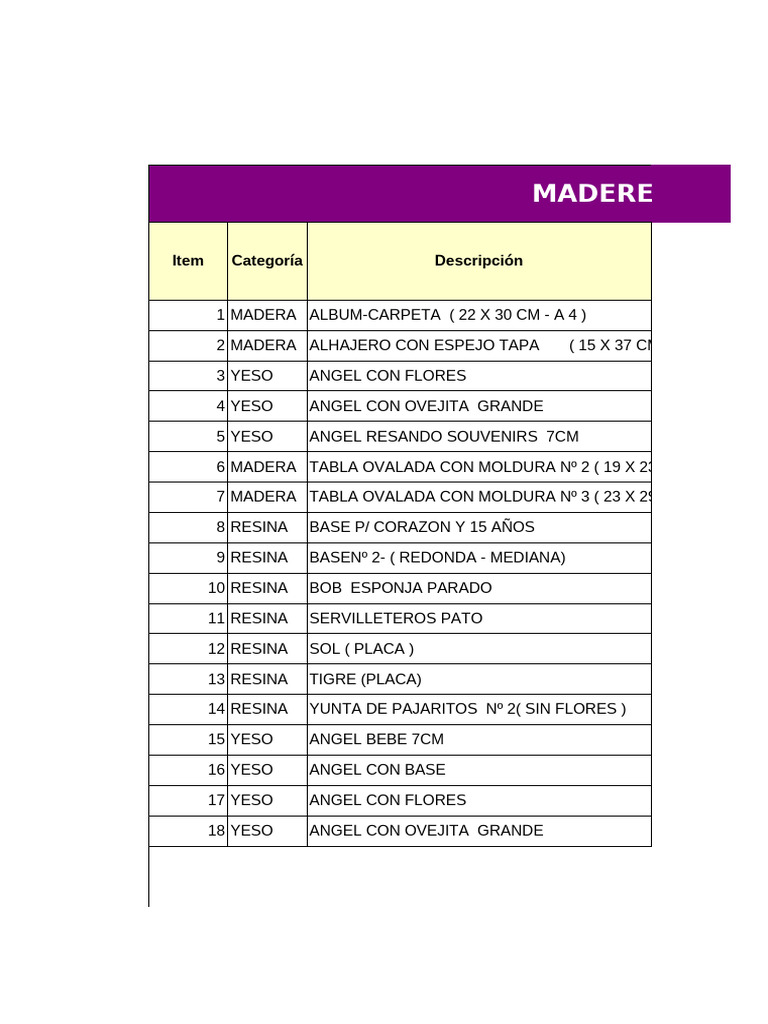 Parcial Excel Informatica 1 Kutsukos Facundo | PDF