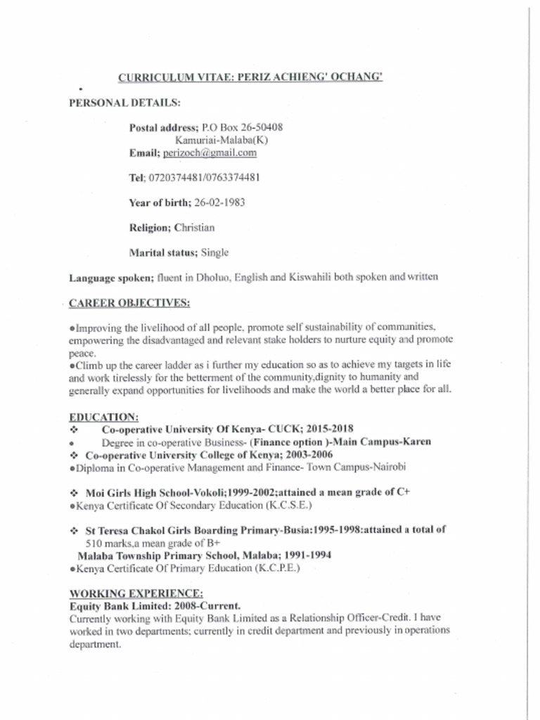CV PDF | PDF