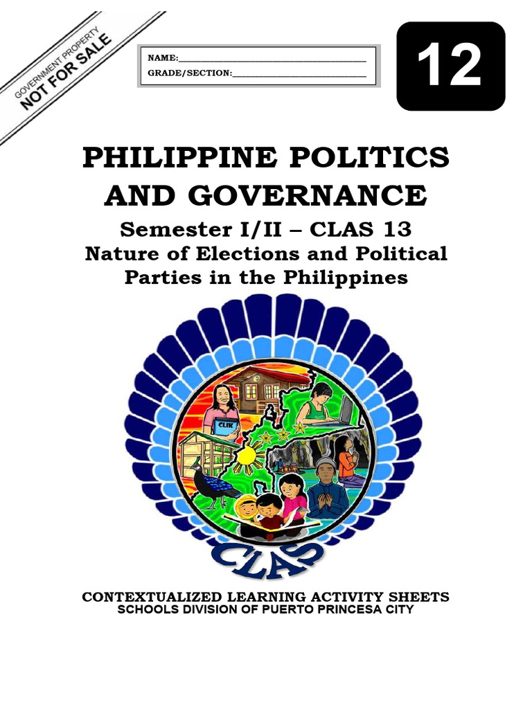 C Politics - Governance Q4 CLAS13 | PDF | Elections | Political Parties