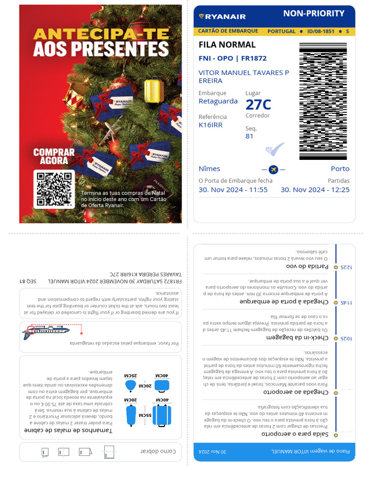 Regras de Bagagem e Embarque Aéreo | PDF