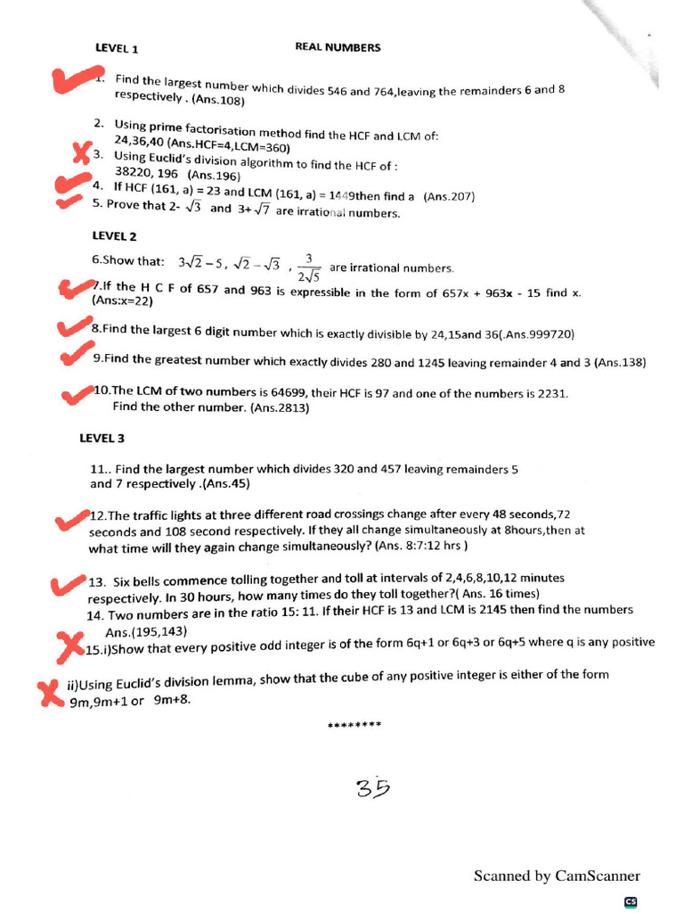 1 Real Numbers-1 | PDF
