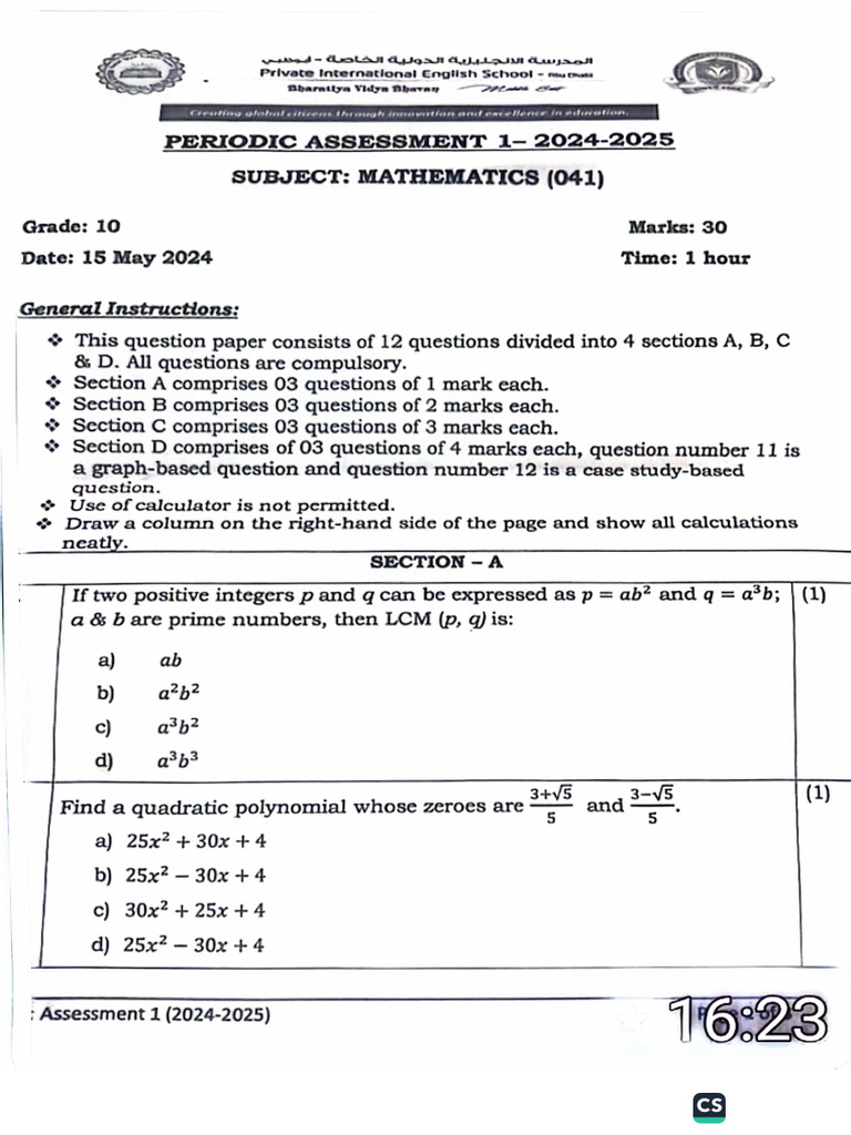 BHAVANS Math pt1 | PDF