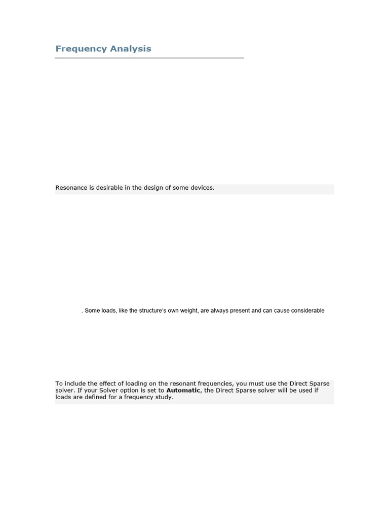 Frequency - Analysis | PDF | Normal Mode | Resonance