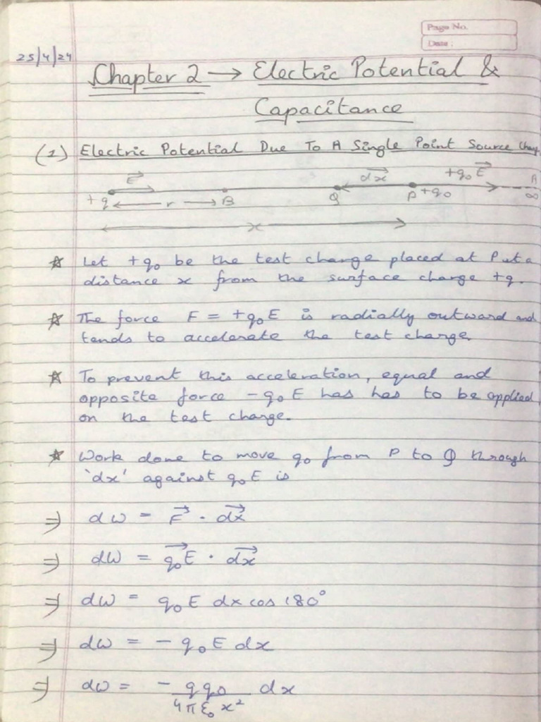 Chapter 2 - Physics (12th) Jee | PDF