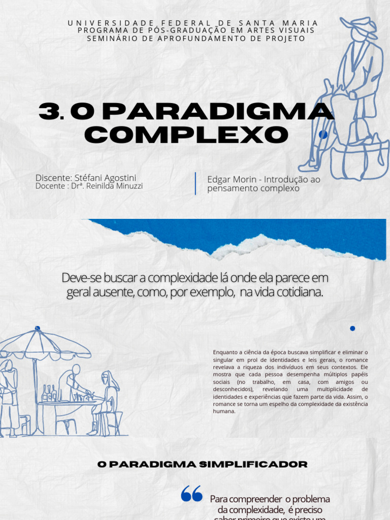 Stéfani Agostini - 3 - O paradigma complexo | PDF | Complexidade | Sociedade