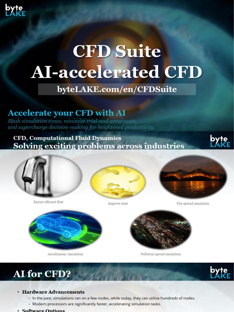 byteLAKEs-CFD-Suite-AI-accelerated-CFD | PDF | Computational Fluid Dynamics | Artificial ...