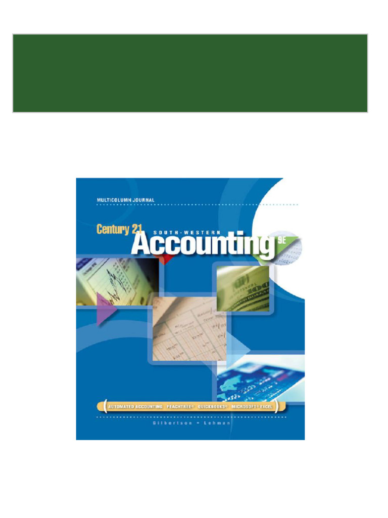 Instant Download Century 21 Accounting Multicolumn Journal 9th Edition ...