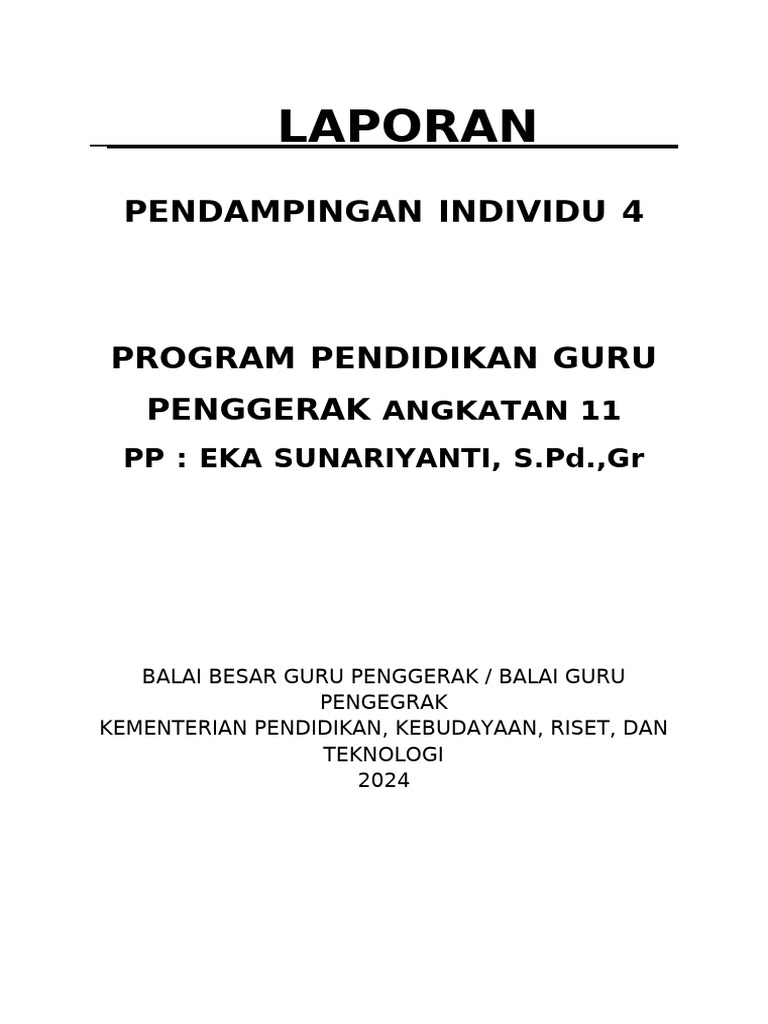 LAPORAN PI 4 | PDF