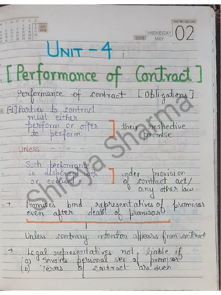 ICA Unit 4 (Shreya Sharma) CA Foundation | PDF