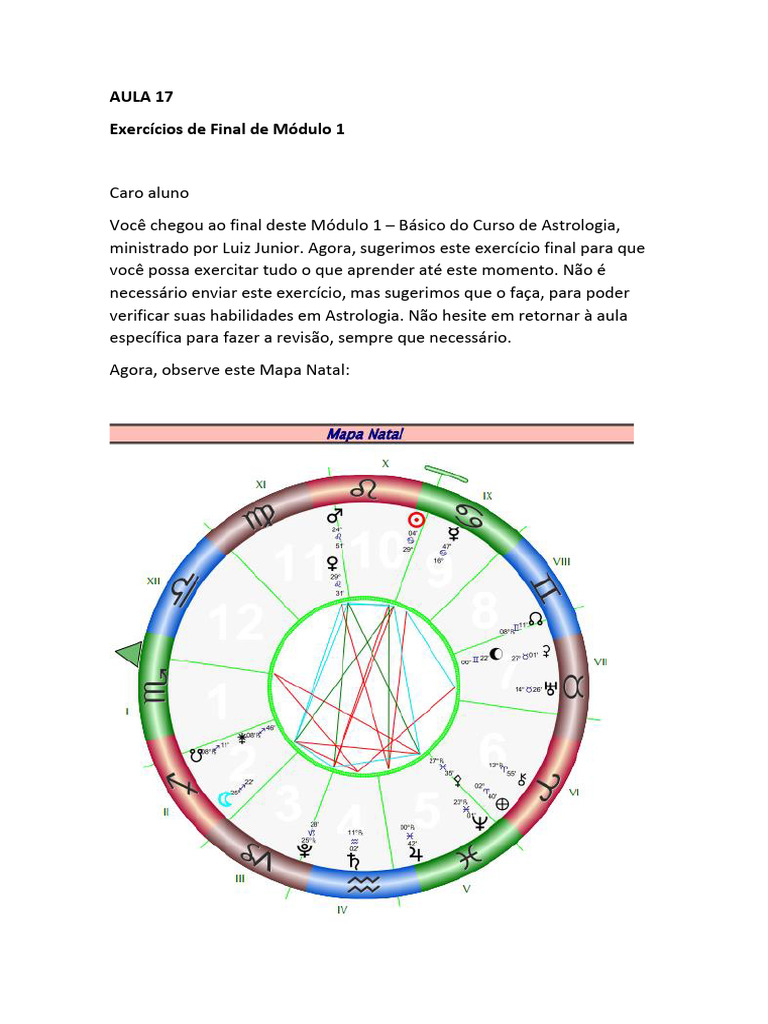Módulo 1 - Aula 18 - Exercícios Propostos | PDF