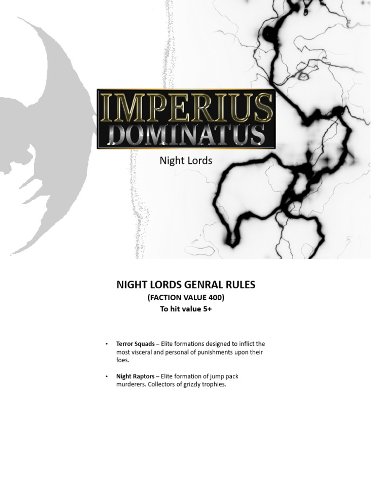 legiones-astartes-night-lords-legion-v1.1 | PDF | Military