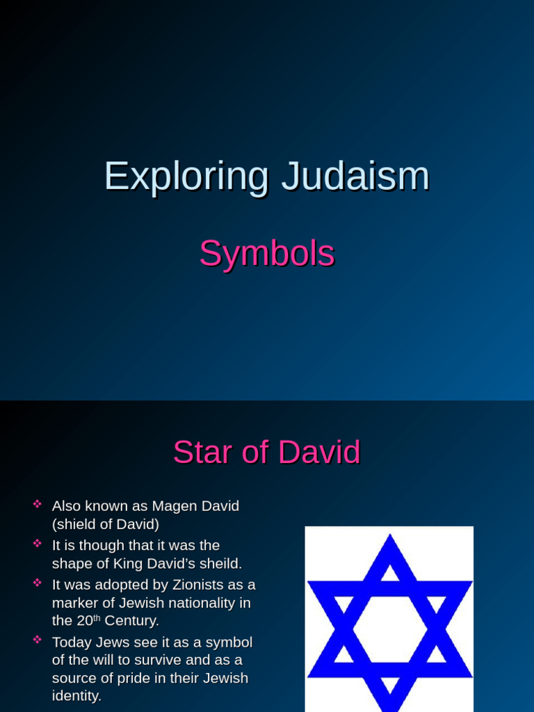 Symbols of Judaism Explained | PDF | Shabbat | Hanukkah