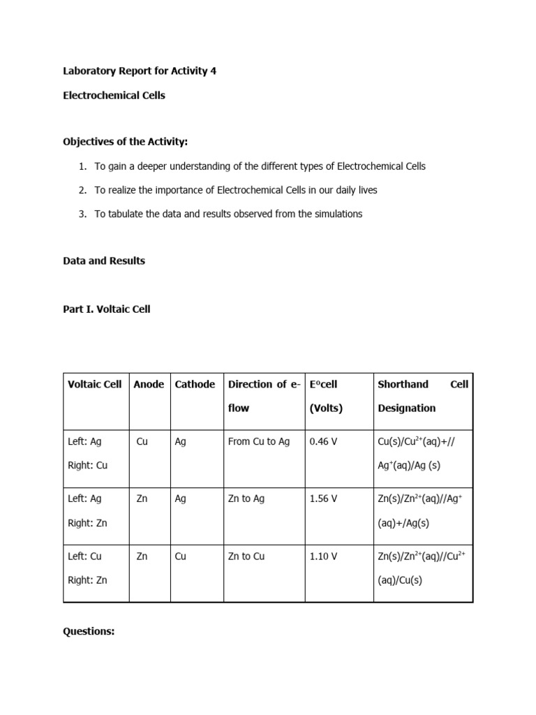 Experiment-4 (3) | PDF | Redox | Electrode