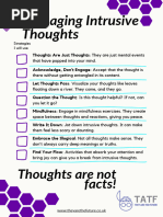 Over Thinking Worksheet | PDF | Thought | Cognitive Psychology