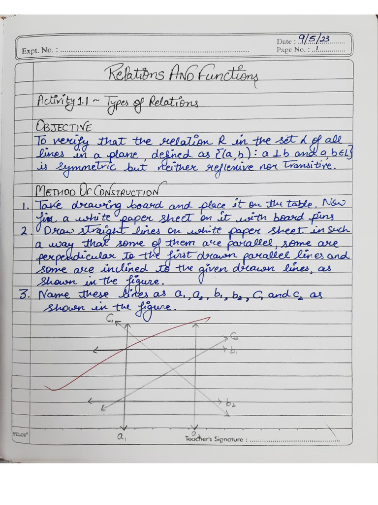 Maths practical file | PDF
