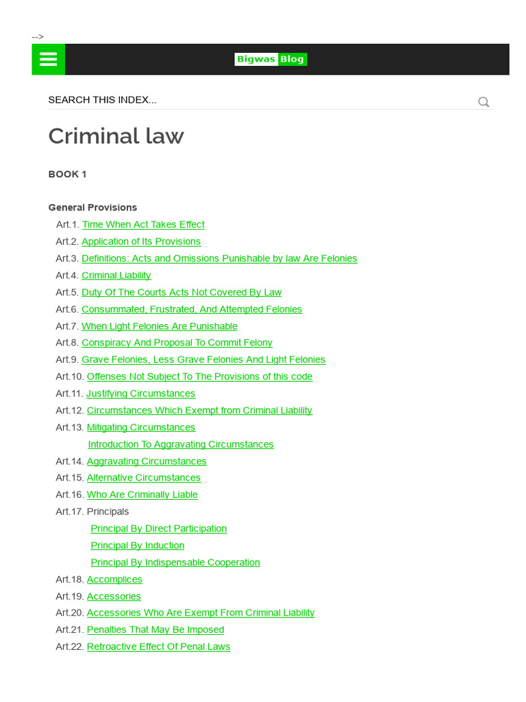 Criminal Law Book 1 and 2 | PDF | Forgery | Defamation