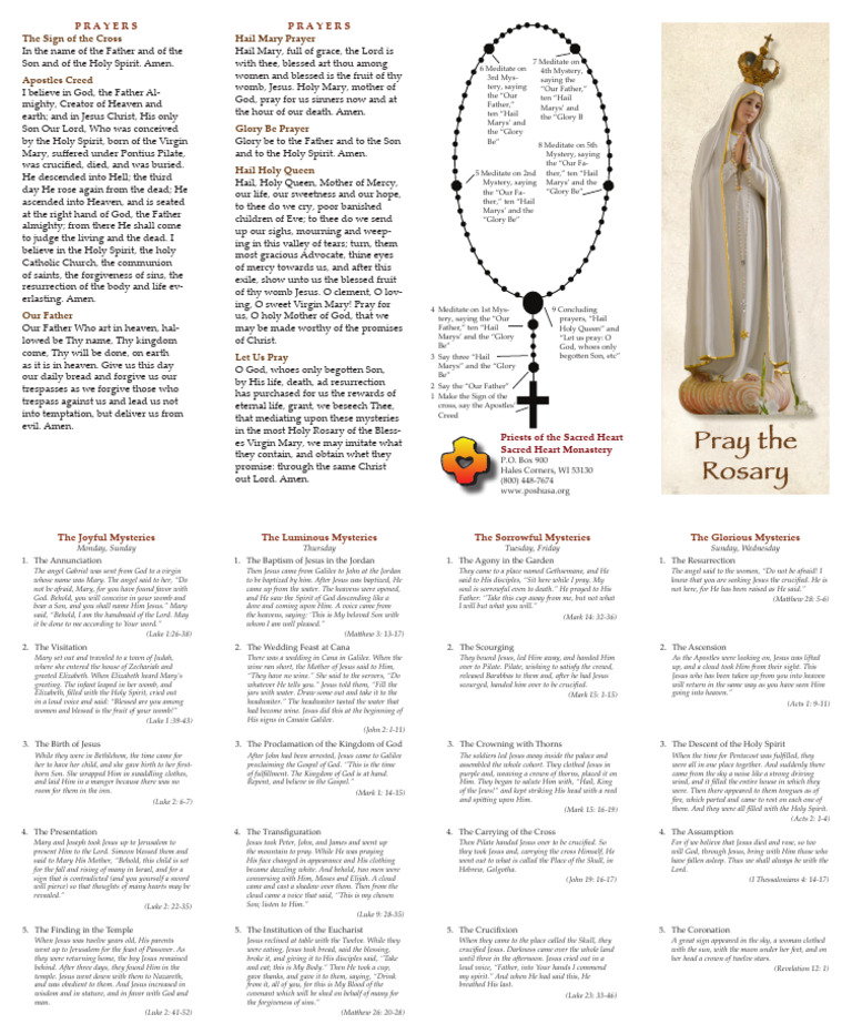 Say The Rosary Vr5 - Final | PDF | Jesus | Mary, Mother Of Jesus